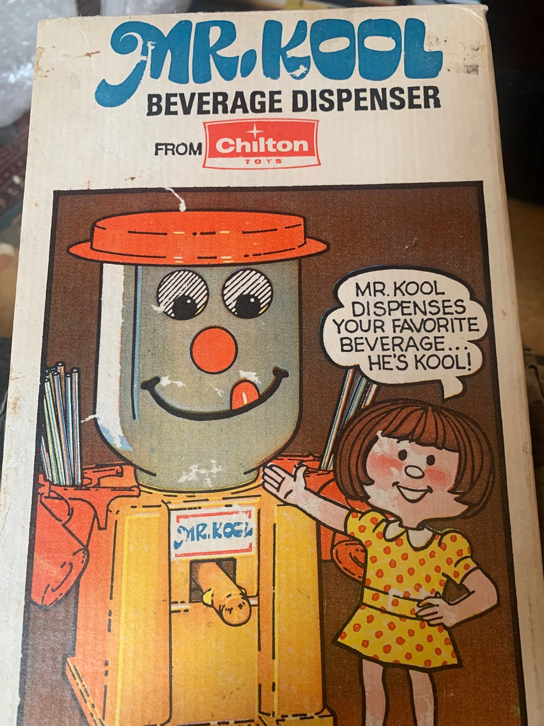 Vintage 1970s Mr. Kool Kids Beverage Dispenser by Chilton - Etsy