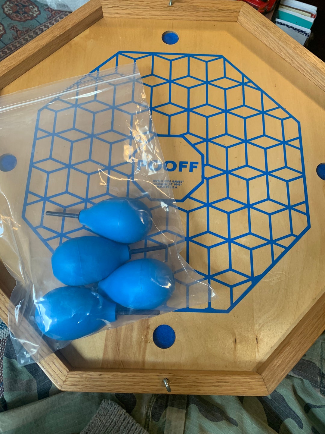 Rare POOFF Air-blowing Game Worldwide Games - Etsy