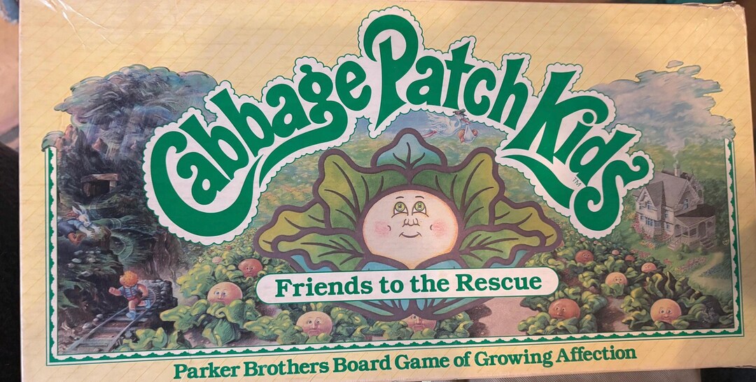 Vintage 1984 Cabbage Patch Kids: Friends to the Rescue Board Game Ages ...