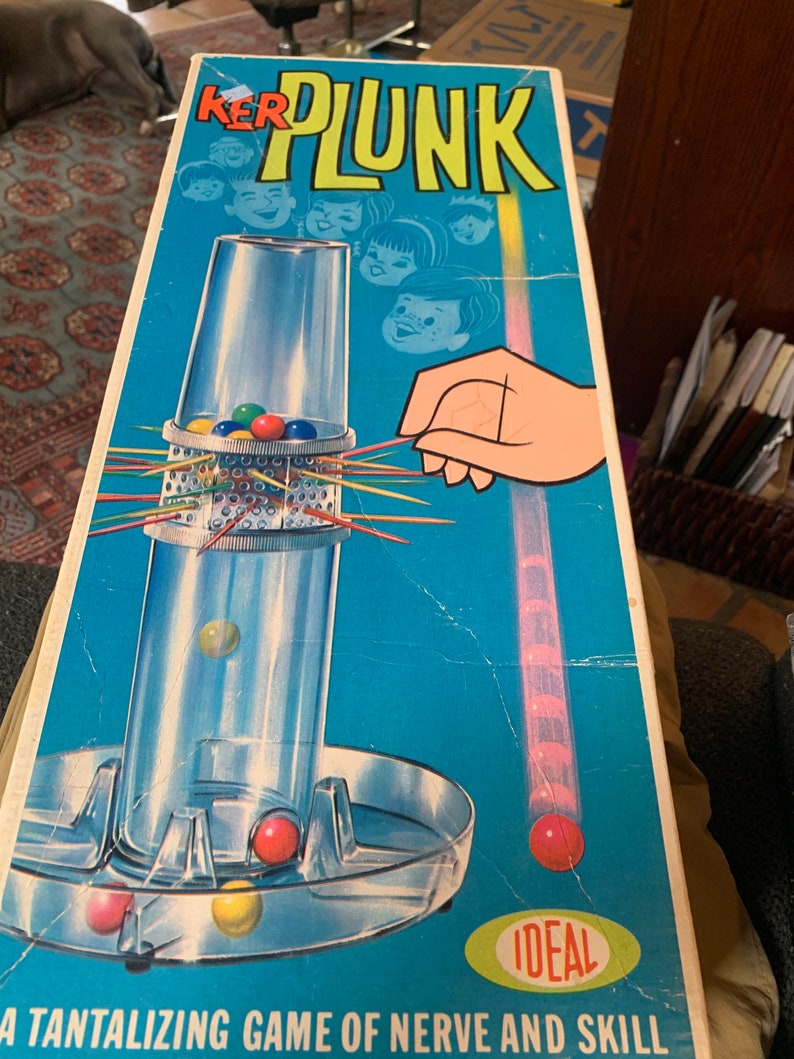 1967 Kerplunk Game of Nerve and Skill by Ideal - Etsy