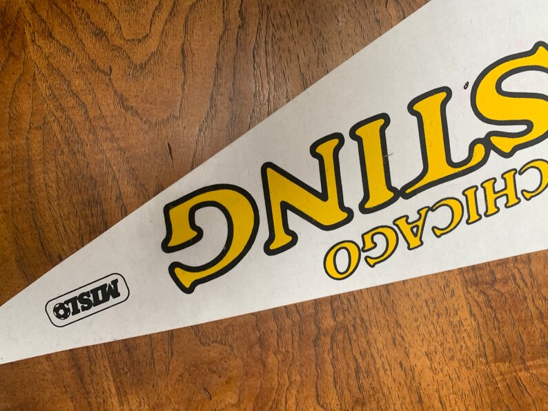 1980s Rare Chicago Sting Soccer Pennant - Etsy