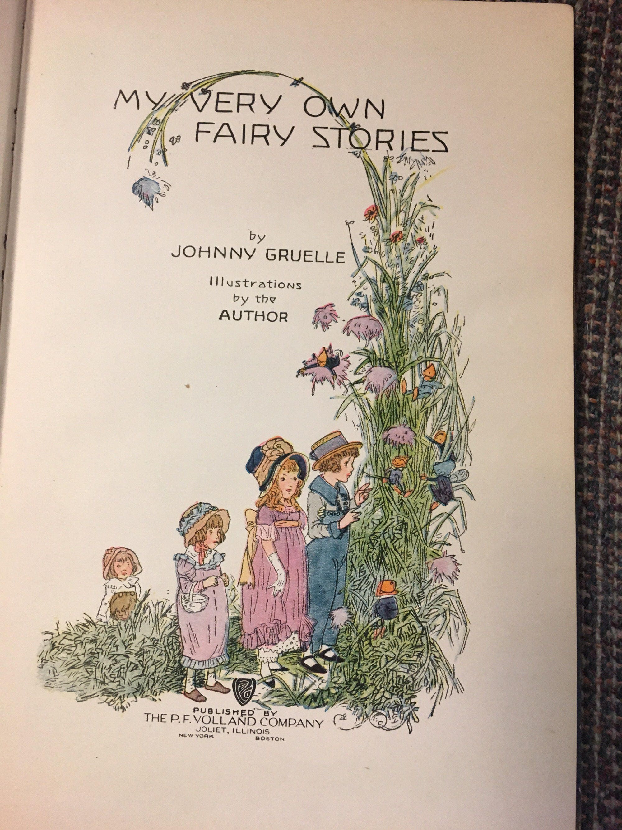 Three Rare Early 1900s Children's Books: My Very Own Fairy Stories ...