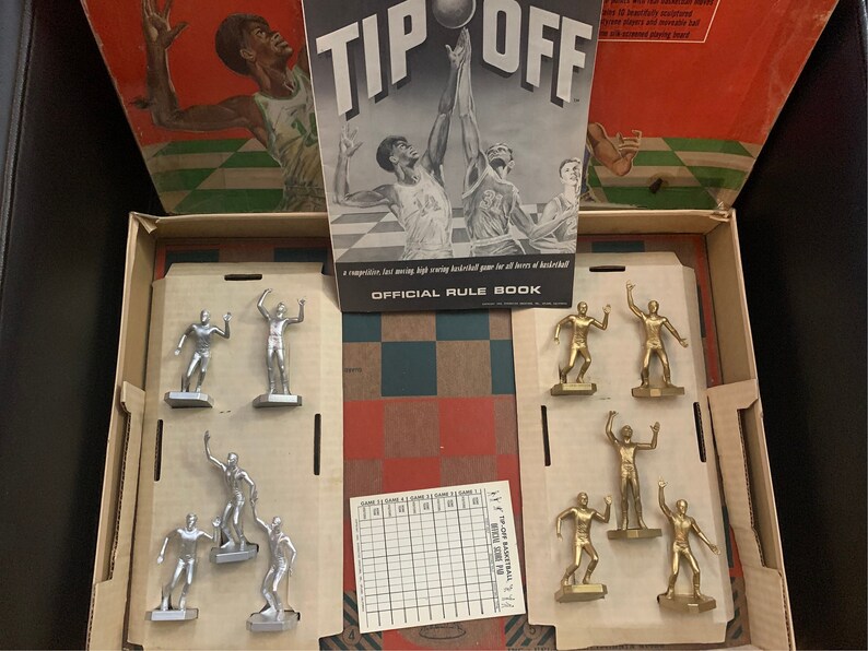 Vintage 1969 TIP OFF BASKETBALL High Scoring Board Game John Wooden - Etsy