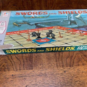 Hard-to-find 1970s Swords and Shields Board Game - Etsy