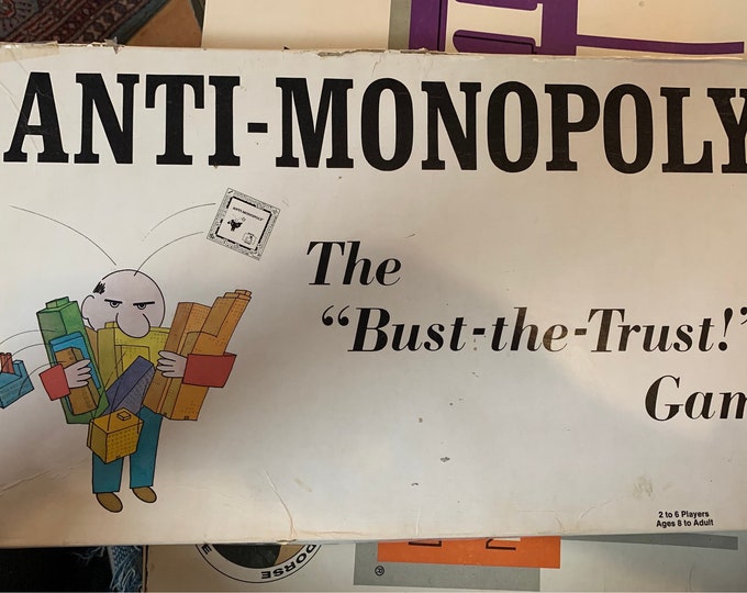 1973 Anti-monopoly Board Game - Etsy