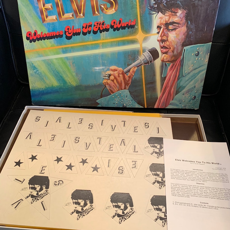 Elvis Presley Game Board - Etsy