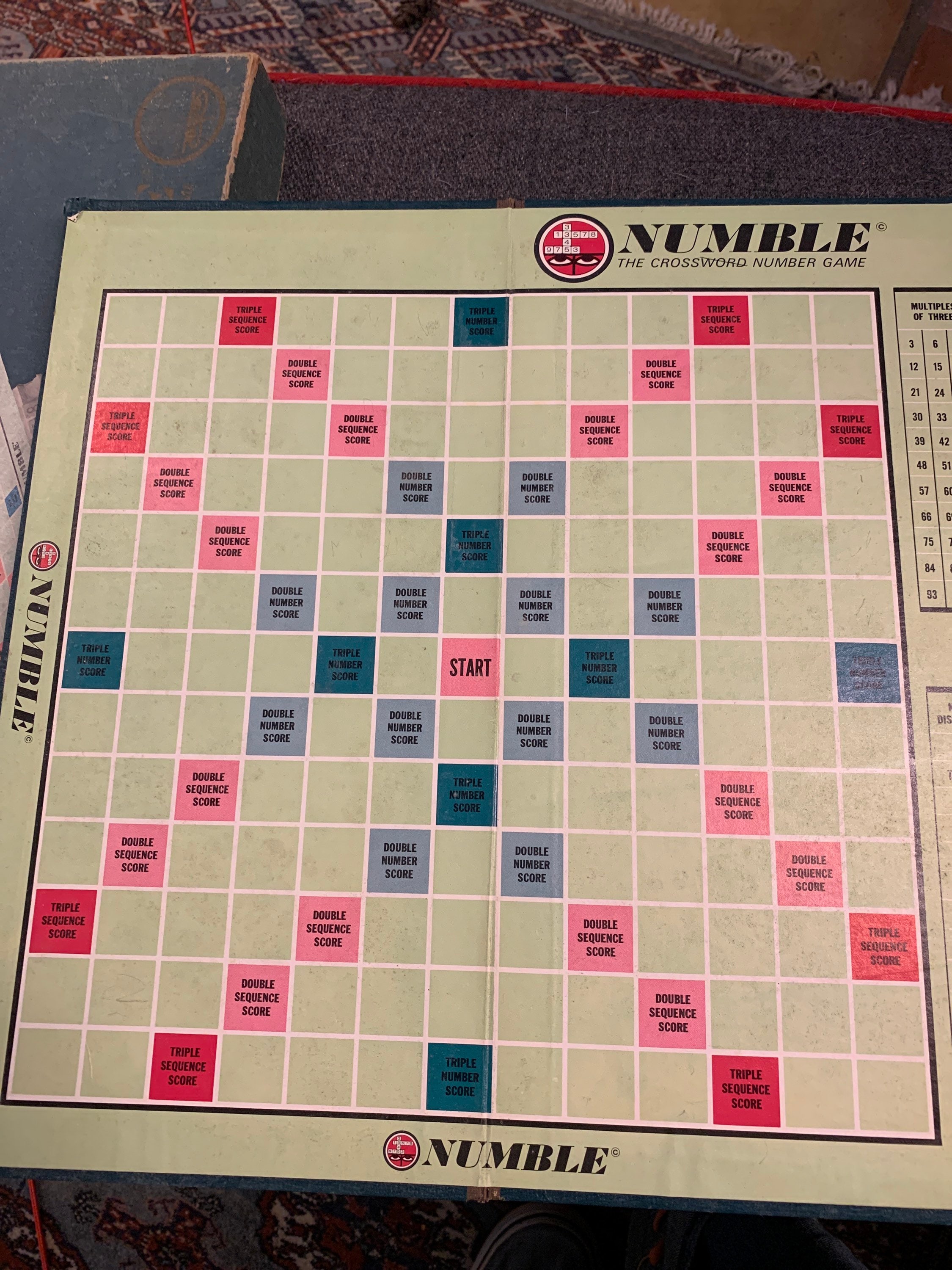 1965 Numble, the Cross-numbers Game by Mag-nif - Etsy