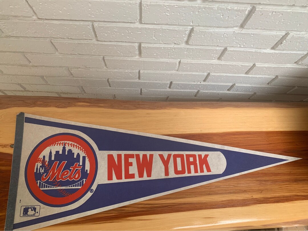 New York Mets MLB Felt Pennant - Etsy
