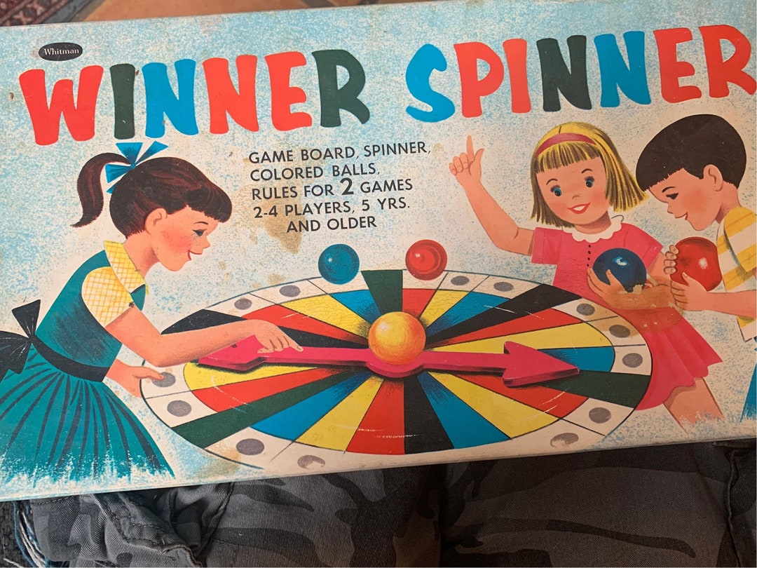 1959 Winner Spinner Whitman Board Game - Etsy