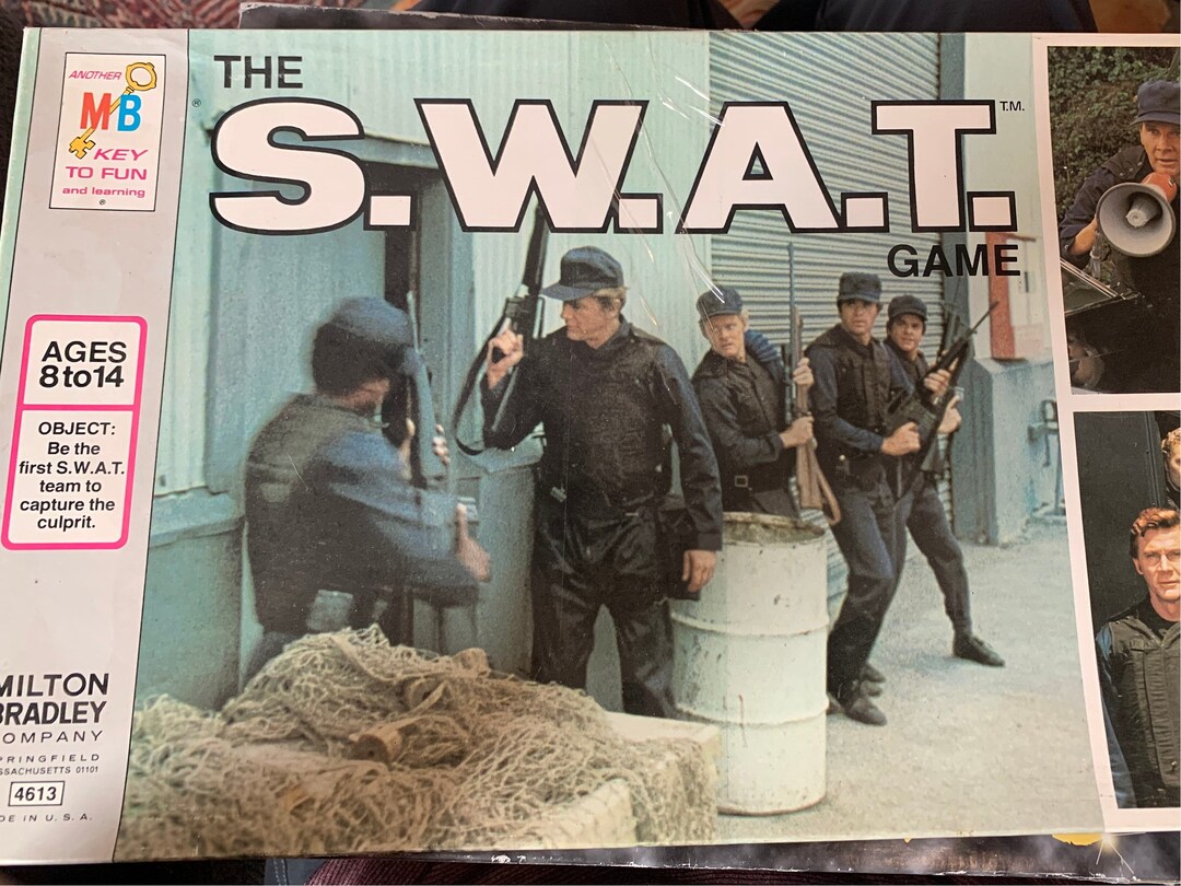 Vintage 1976 SWAT Board Game Based on TV Show - Etsy