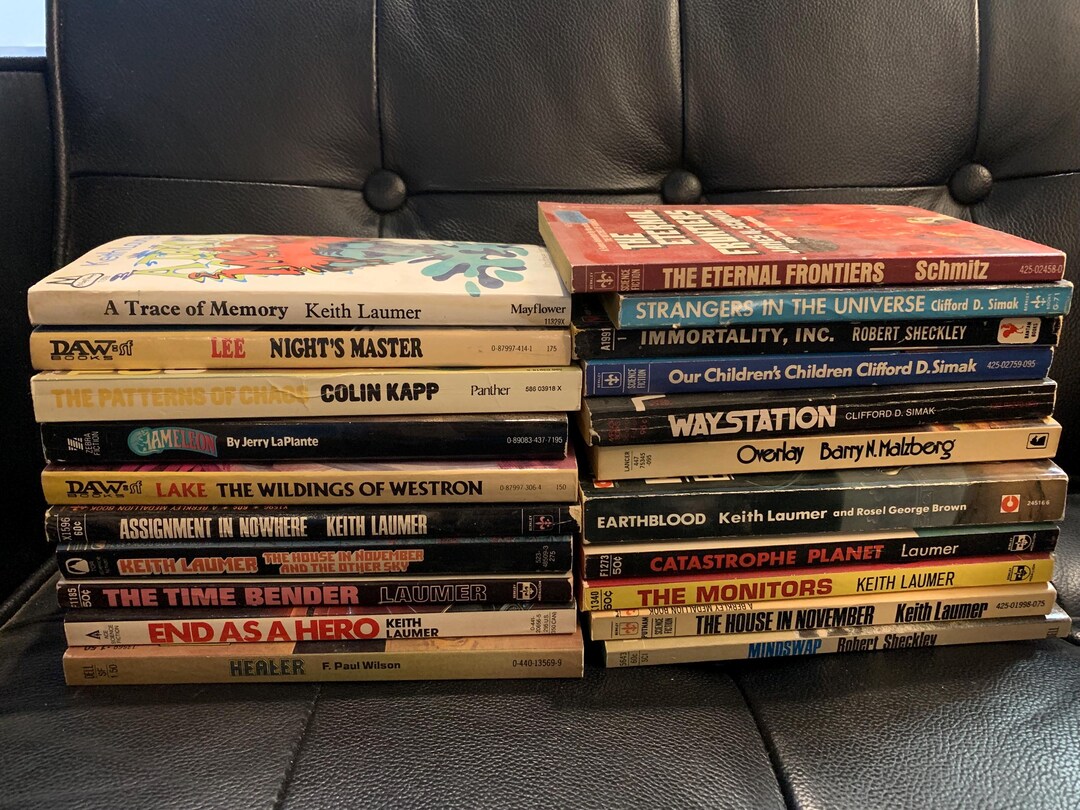 21 Vintage Lot of Science Fiction-fantasy Novels Including Simak ...