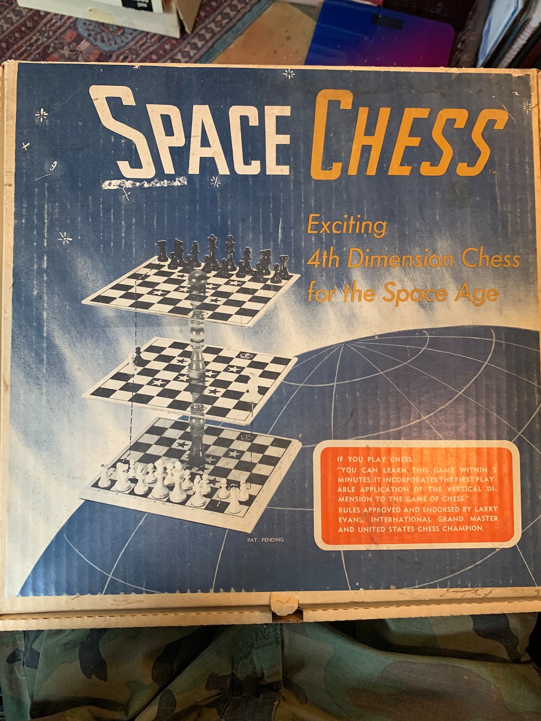 Space Chess 4th Dimension 3 Boards 1969 USA Wooden / Plex-glass Pacific ...