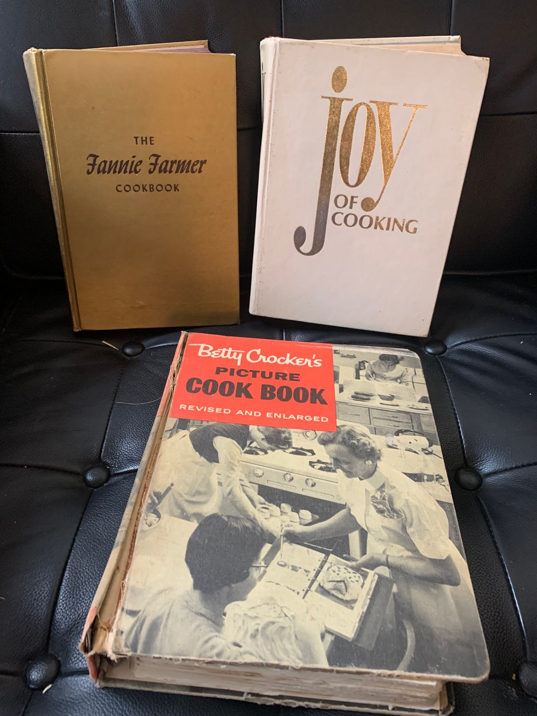 Three Interesting Big, Loaded Classic Vintage Cookbooks - Etsy