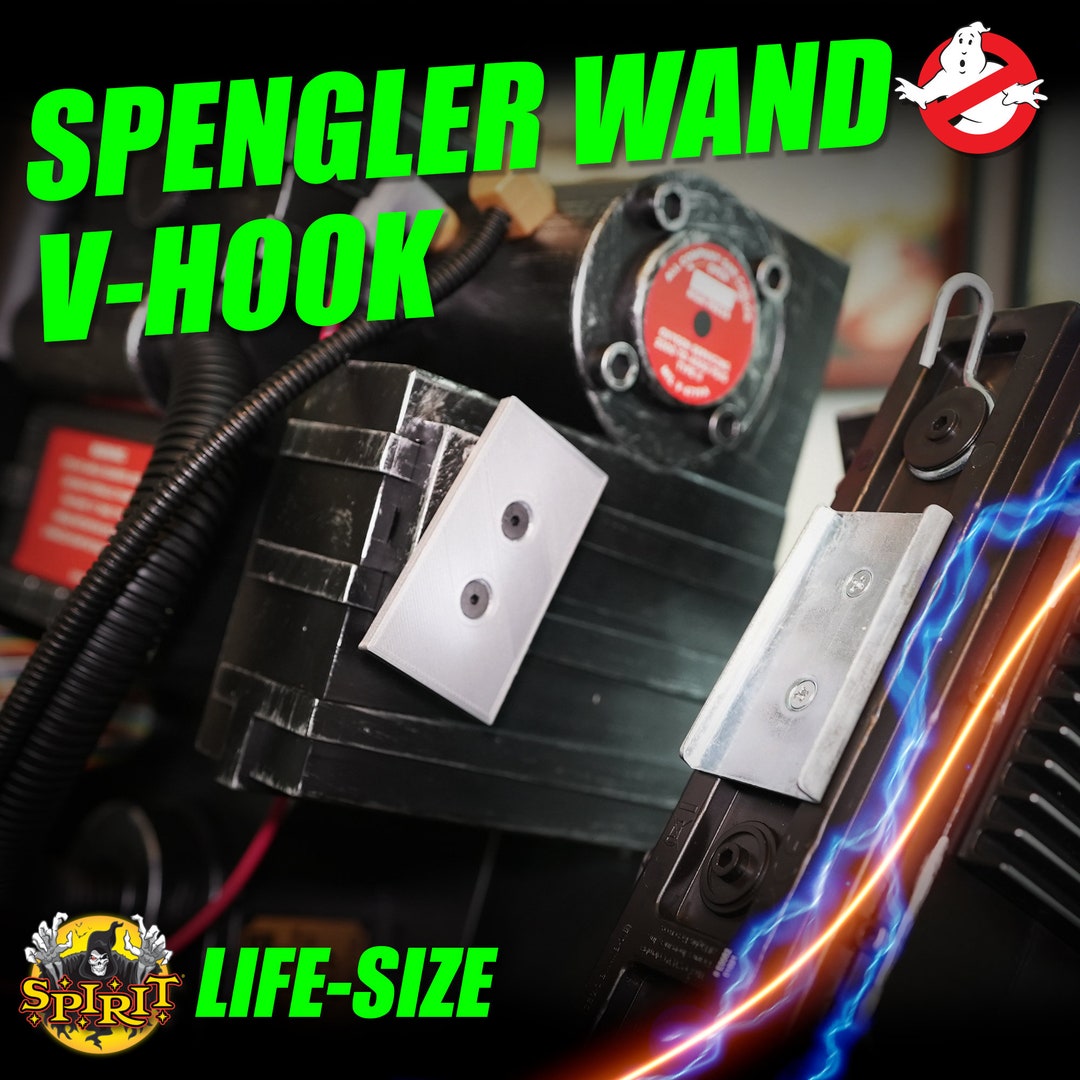 Spirit LIFE-SIZE Spengler Wand V-HOOK Upgrade // Spirit Halloween Ghostbusters Proton Pack - Etsy