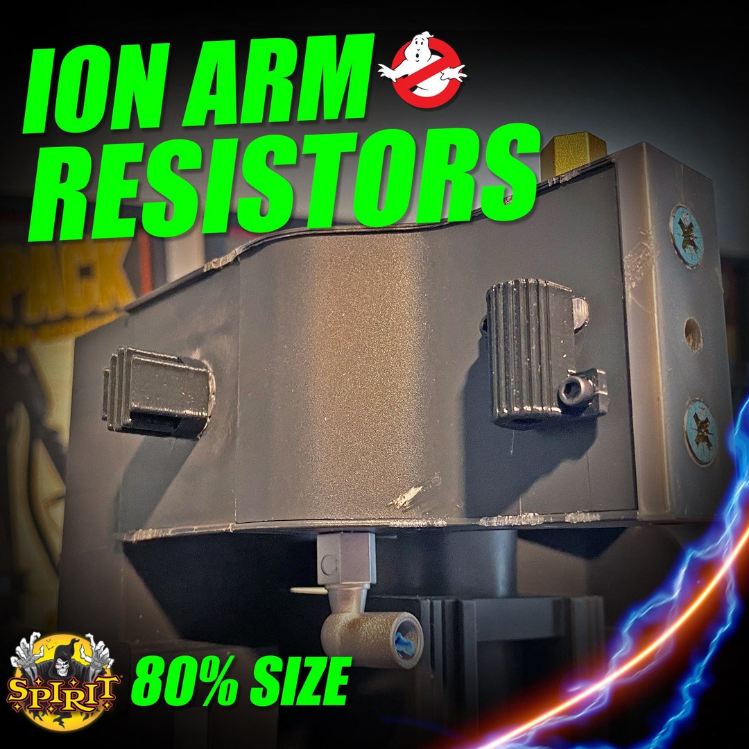 Spirit 80% SIZE Ion Arm Resistors Upgrade // Spirit Halloween ...