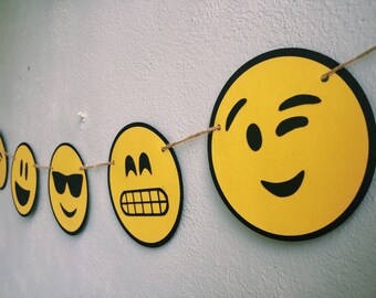 Emoji banner | Etsy