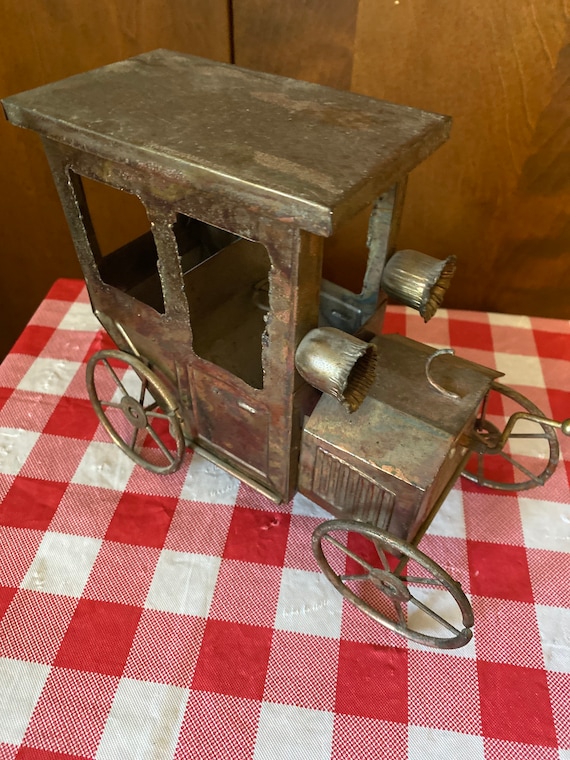 Vintage Metal Copper Colored Car Music Box Does Play | Etsy