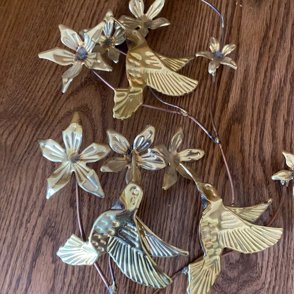 Gold Metal Flowers - Etsy