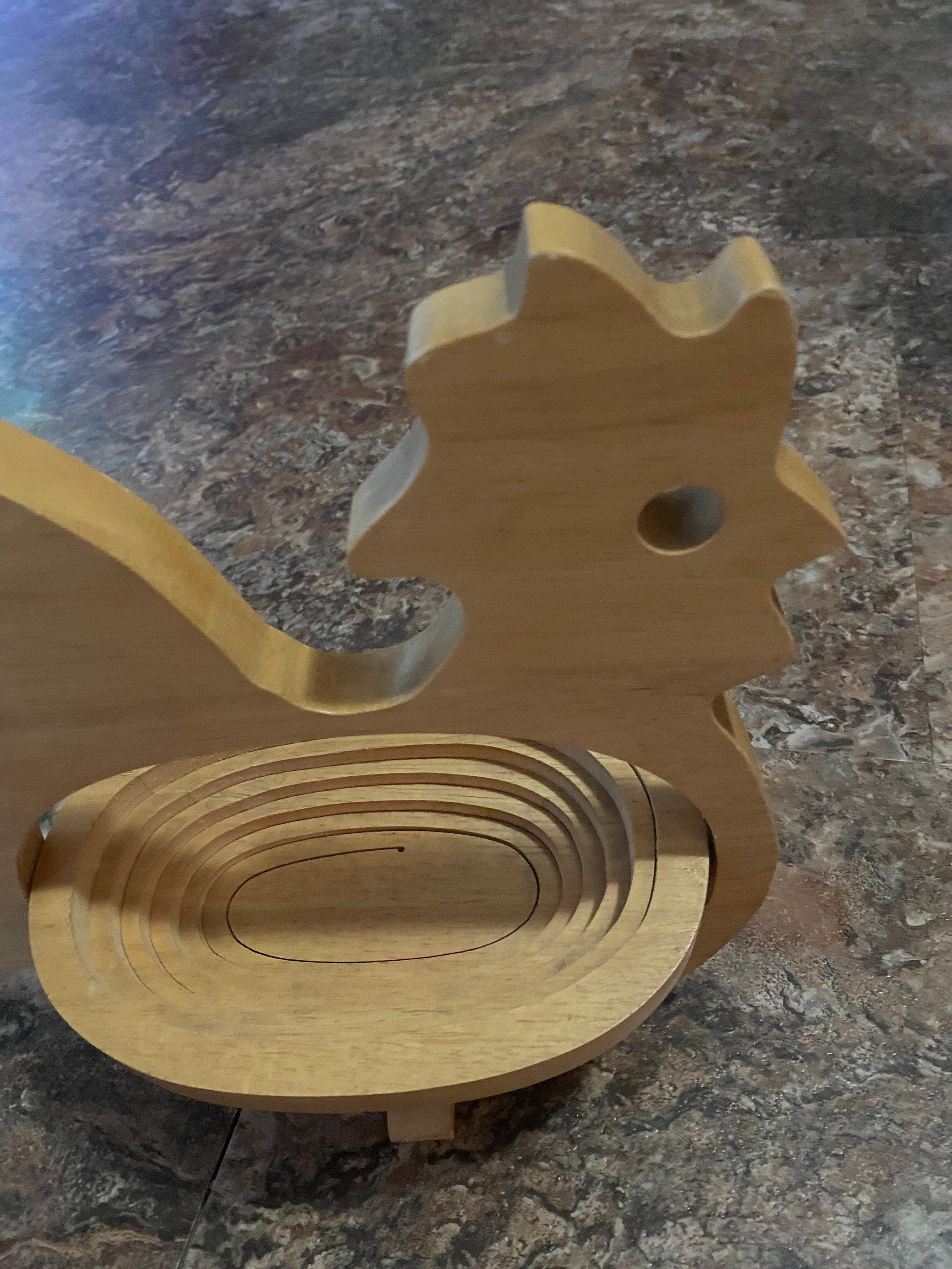 Wooden Chicken Expanding/collapsible Basket - Etsy