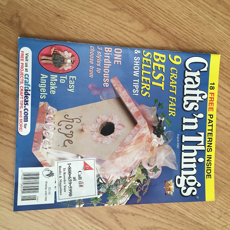 4 Vintage Craft Magazines/1996-2000 - Etsy