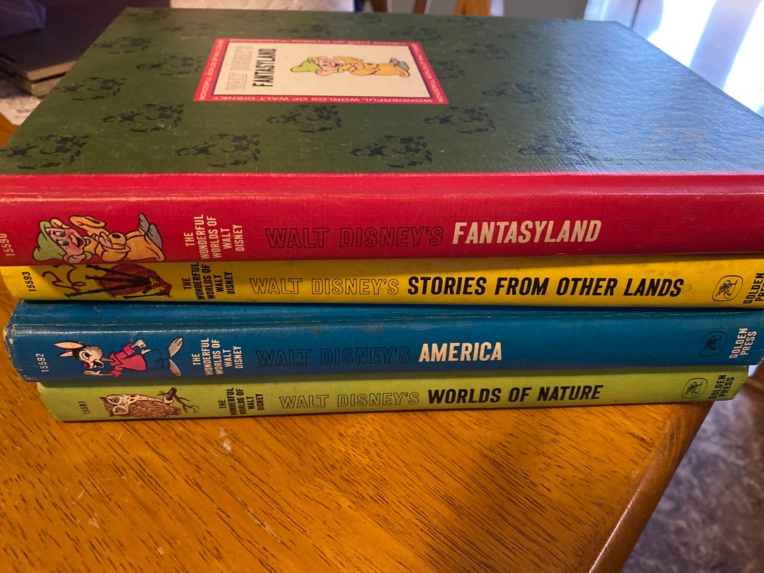 1964. Wonderful Worlds of Walt Disney Childrens Books Set - Etsy