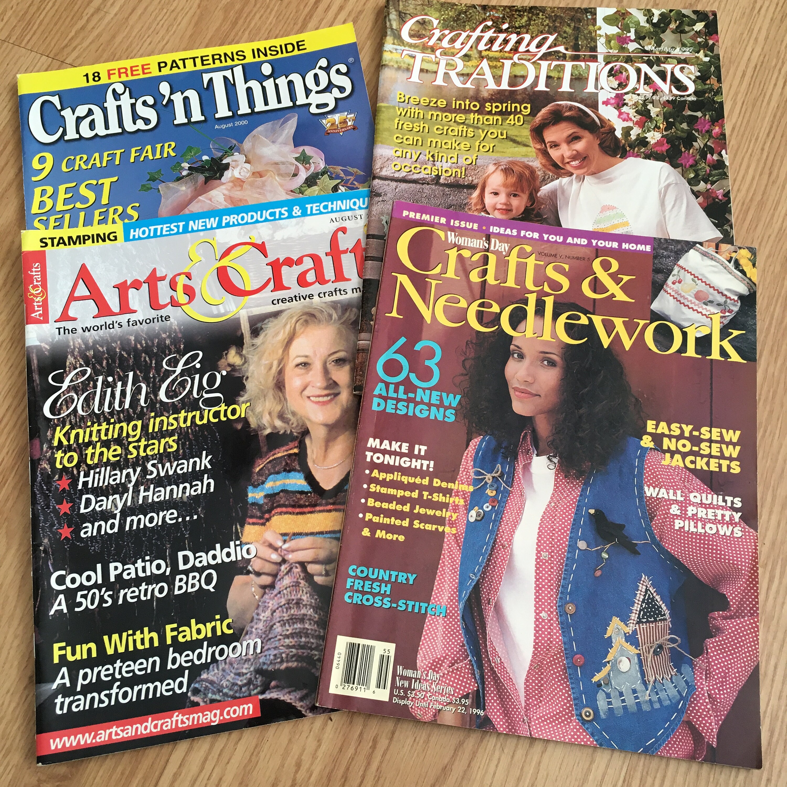 4 Vintage Craft Magazines/1996-2000 - Etsy