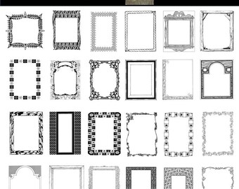 Borders framable | Etsy