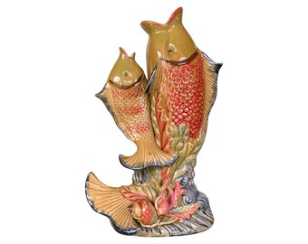 Ceramic Fish Vase - Etsy