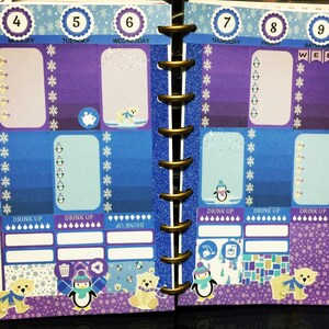 Polar Friends CLASSIC Happy Planner Printable Stickers, Weekly Kit ...