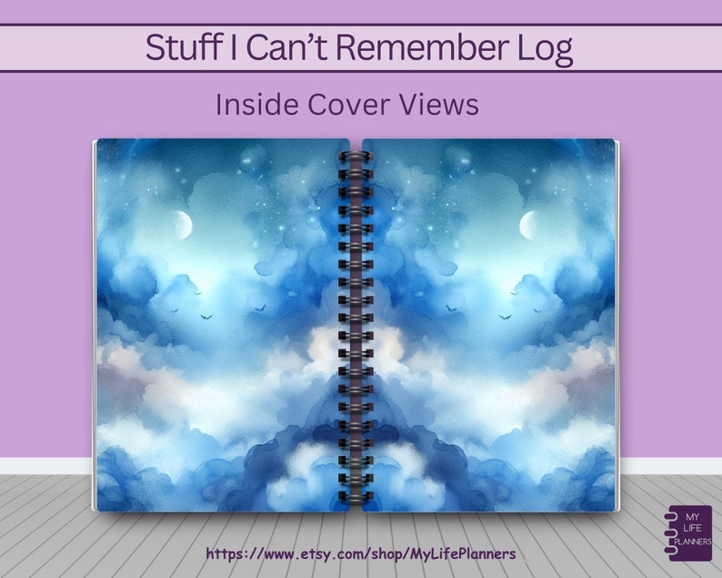 Stuff I Can't Remember Log: Password Keeper, Wire-o Bound 5"x7" - Etsy