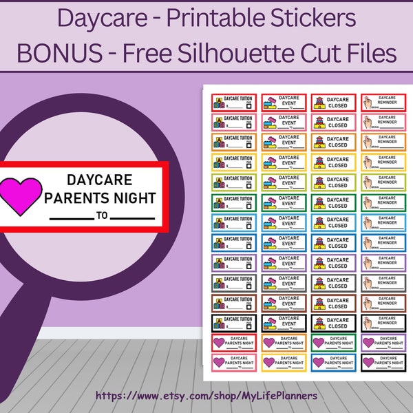 Functional Printable Stickers - Etsy