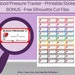 Blood Pressure Planner Stickers, Blood Pressure Tracker, Medical ...