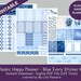 Blue Ivory Weekly Kit Spring Kit. Planner Stickers Printable - Etsy