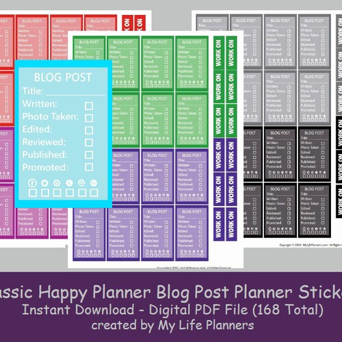 Polar Friends CLASSIC Happy Planner Printable Stickers Weekly | Etsy