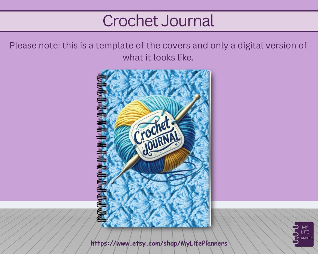 Crochet Journal, Crochet Notebook, Crochet Projects, Hobby Journal ...