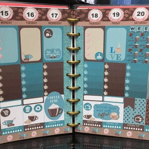 Coffee CLASSIC Happy Planner Printable Stickers Weekly Kit - Etsy