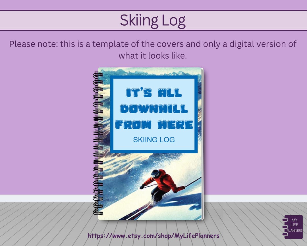 Ultimate Skiing Log and Journal, Skiing Adventure Log and Journal ...