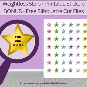 Weight Loss Award, Weight Loss, Reward, Printable Stickers, Planner ...