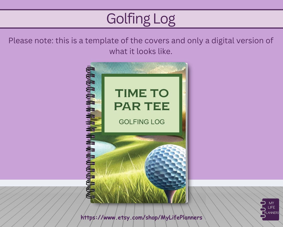 Ultimate Golfing Log and Journal, Golfing Adventure Log and Journal ...