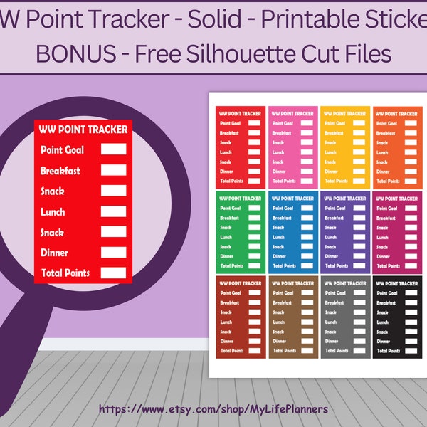 Weight Watchers Printable - Etsy
