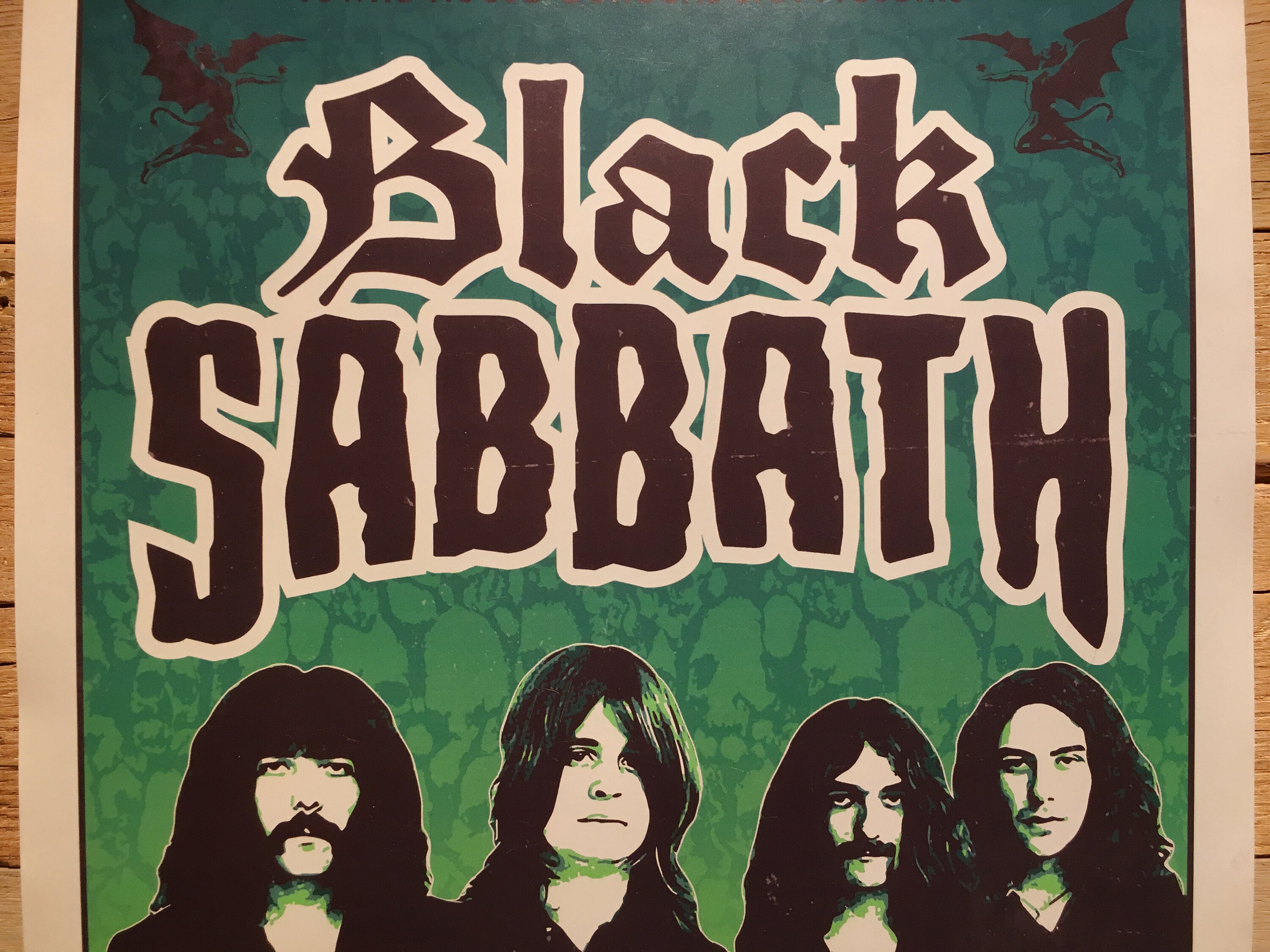 11x17 Black Sabbath Concert Poster Concept | Etsy