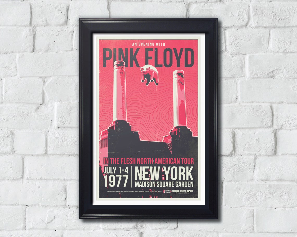 11x17 Pink Floyd Concert Poster Concept - Etsy