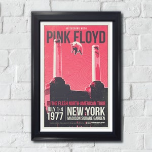11x17 Pink Floyd Concert Poster Concept - Etsy