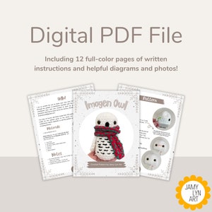 Imogen Owl Crochet Pattern PDF || Digital File Only - Etsy