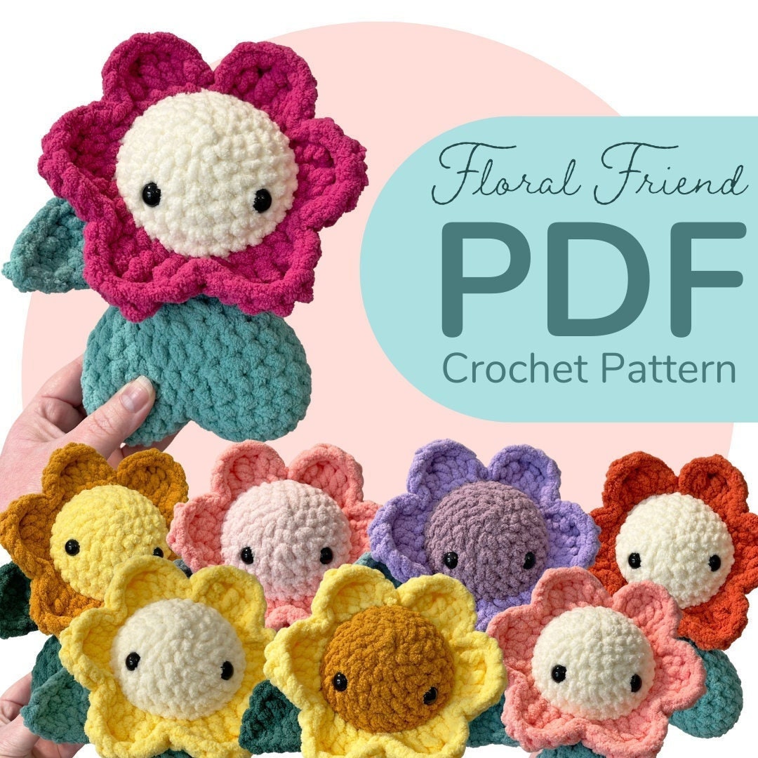 Floral Friend Crochet Pattern PDF Digital File Only - Etsy