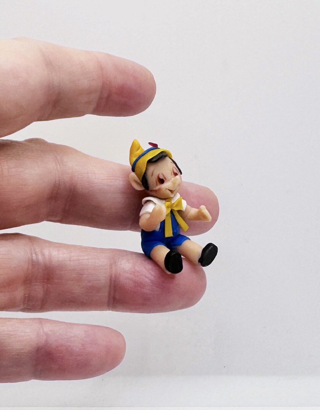 Miniature 1:12 Dollhouse Pinocchio Doll Artist Doll Disney Fairy Tales ...