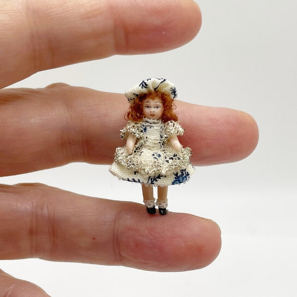 Miniature Porcelain Doll - Etsy
