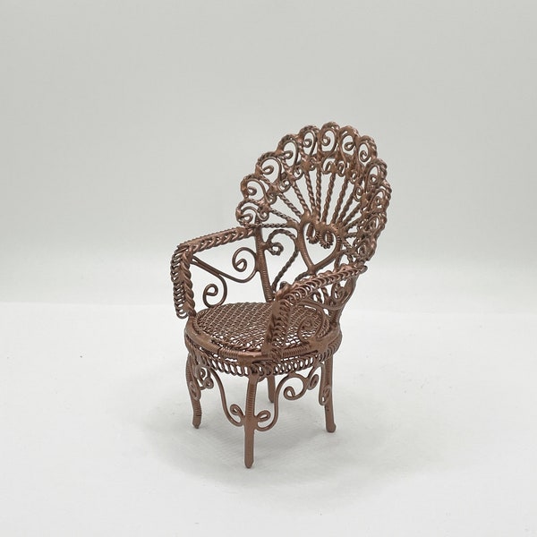 Victorian Wire Chair - Etsy