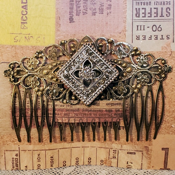 Victorian Hair Comb - Etsy