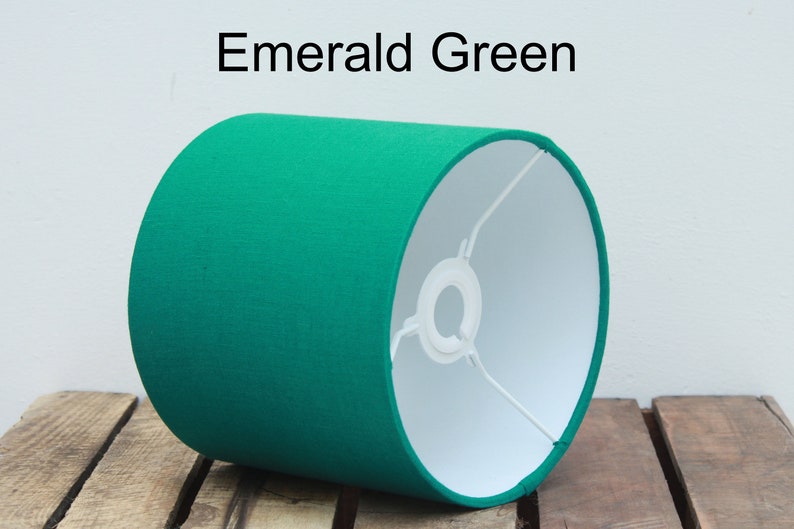 Linen Green Lampshades for Table Lamps, Floor or Ceiling Lampshades ...
